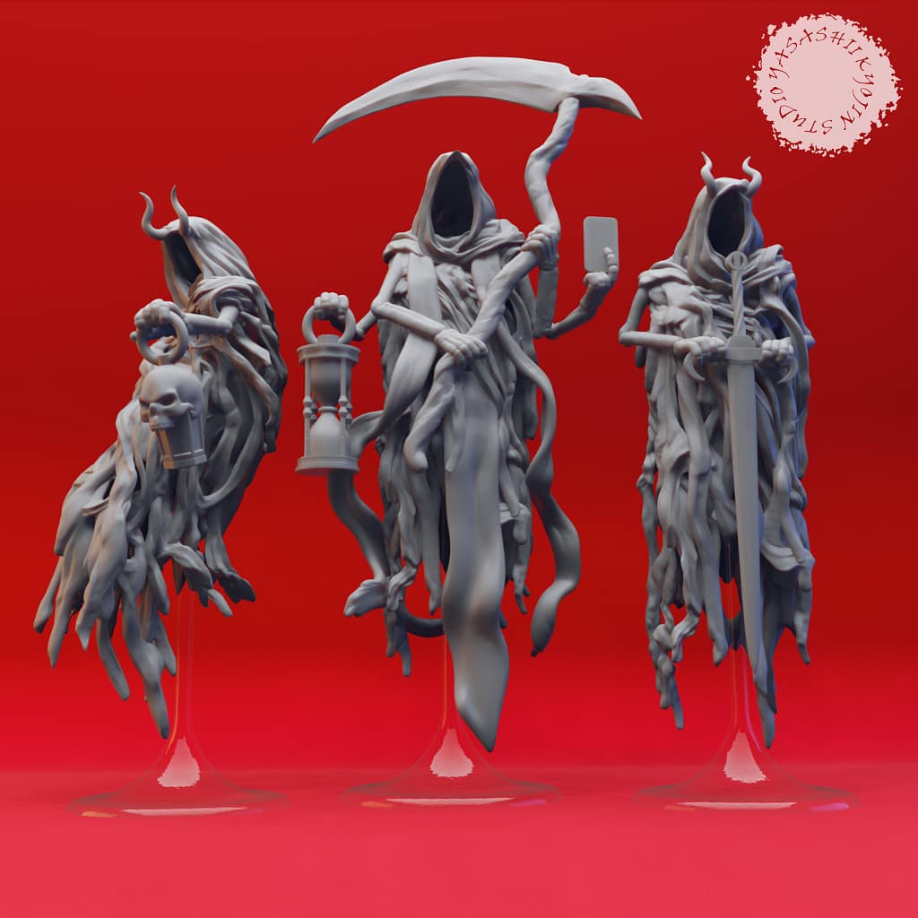 Wraith Miniature – Hooded Shadow Horror - Roll 4 Shenanigans